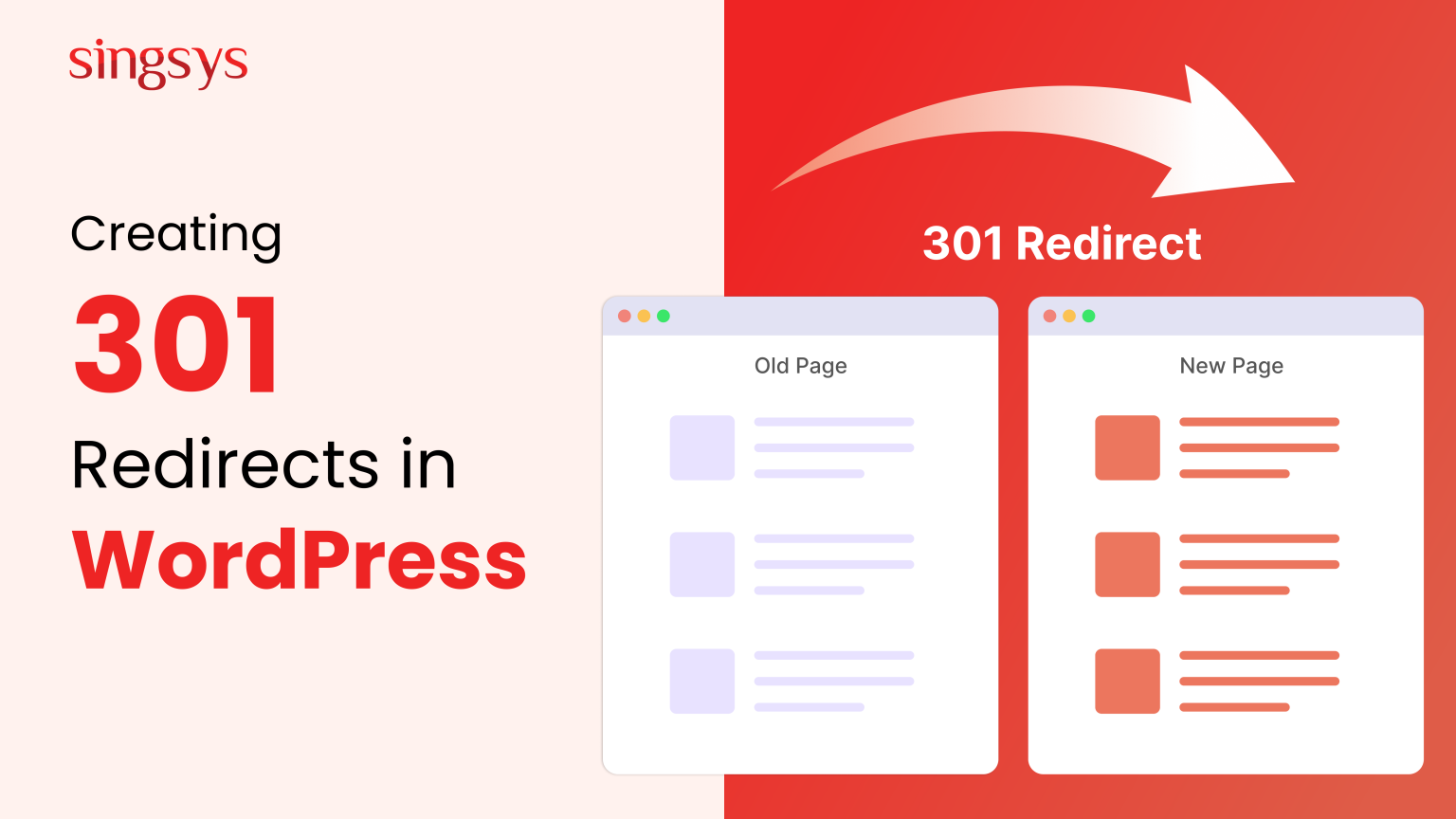 Step-by-Step Guide to Creating 301 Redirects in WordPress – Singsys Blog