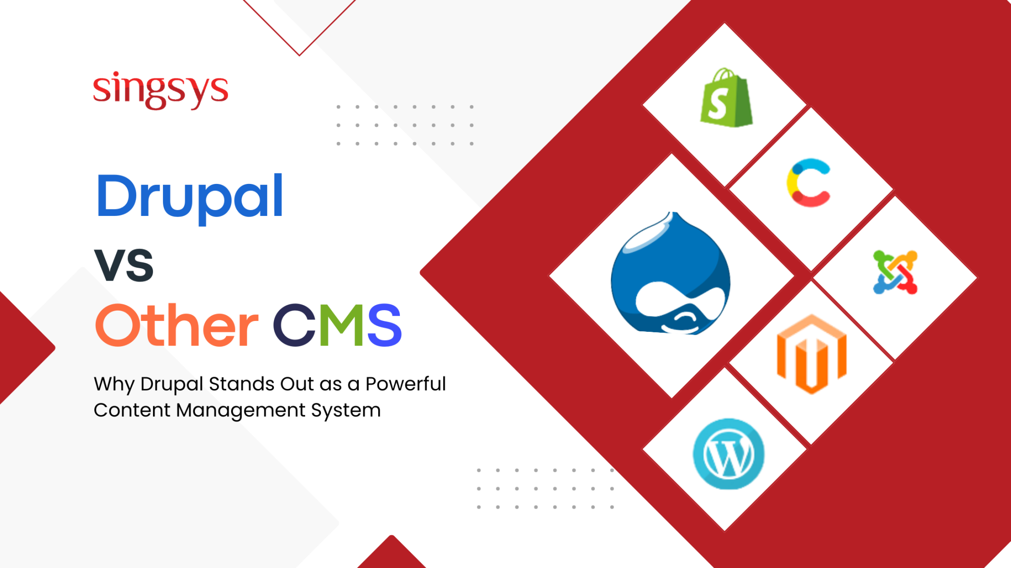 Drupal vs Other CMS: Why Drupal Stands Out as a Powerful Content Management System – Singsys Blog