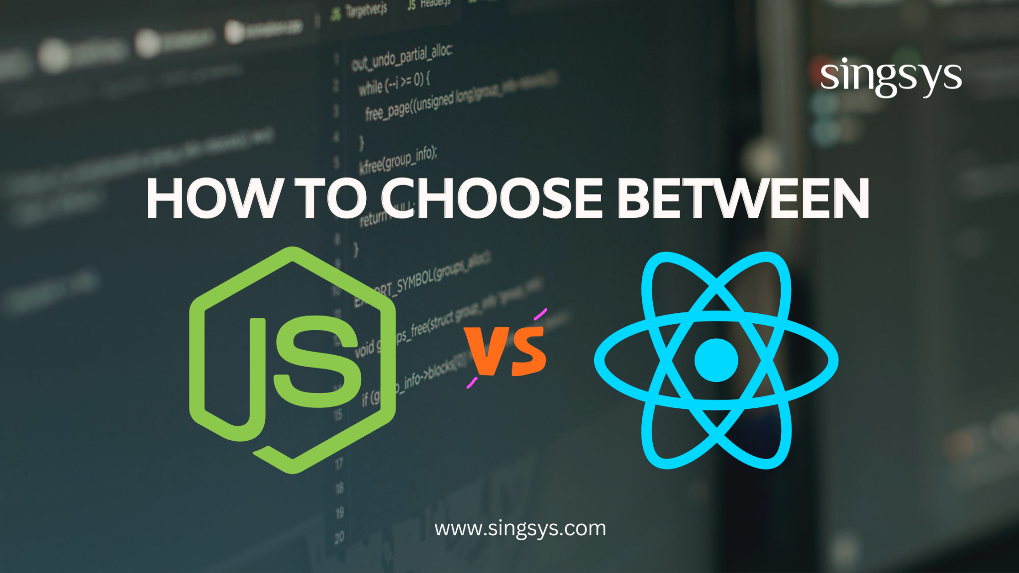 How to Choose Between Node.js and React.js – Singsys Blog