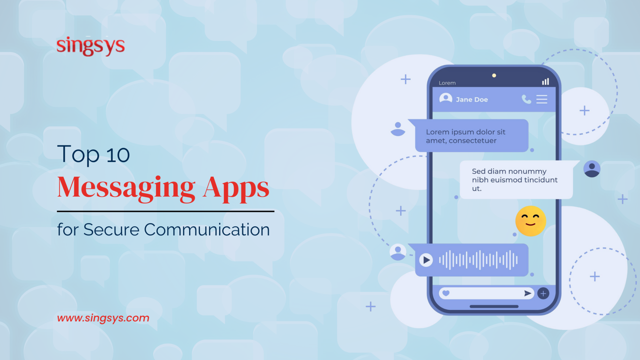 Top 10 Messaging Apps for Secure Communication – Singsys Blog